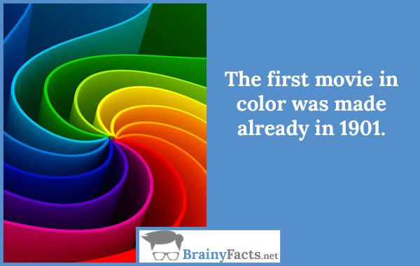 Movie Facts : First movie in color | did you know